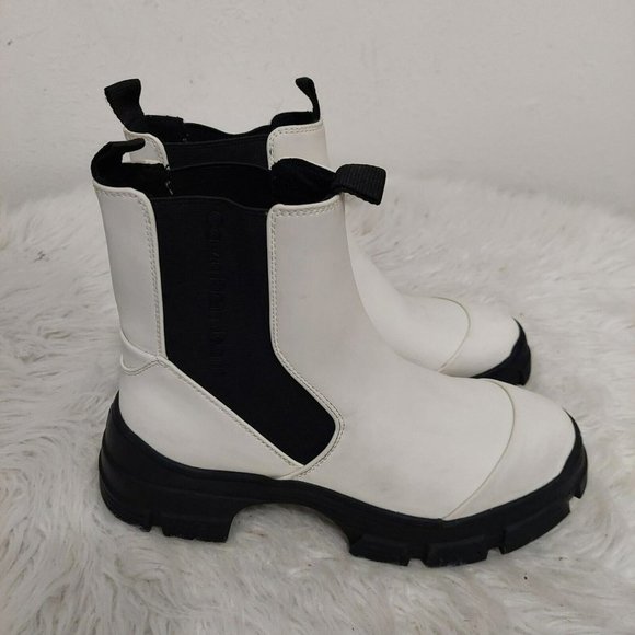 Calvin Klein | Shoes | Calvin Klein Ankle Chelsea Boots Punk Goth ...